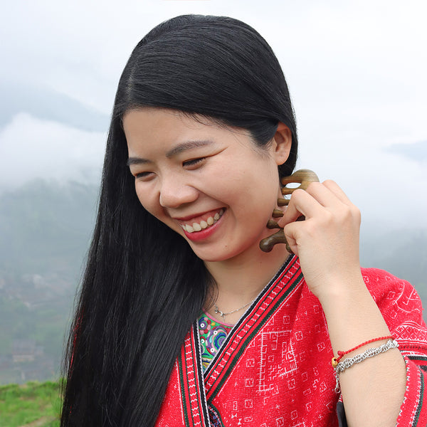Shop Wooden Gua Sha Comb for Hair | Yao Secret