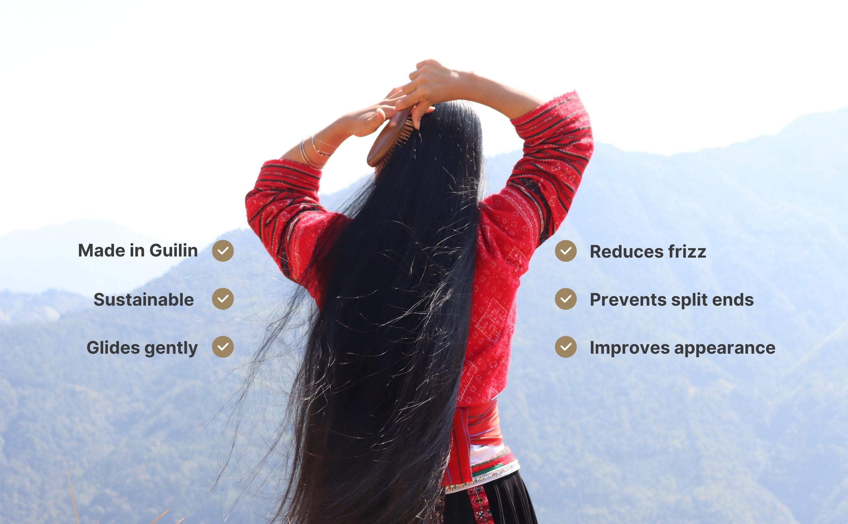 Verawood Comb Set for Healthy Hair | Yao Secret Store